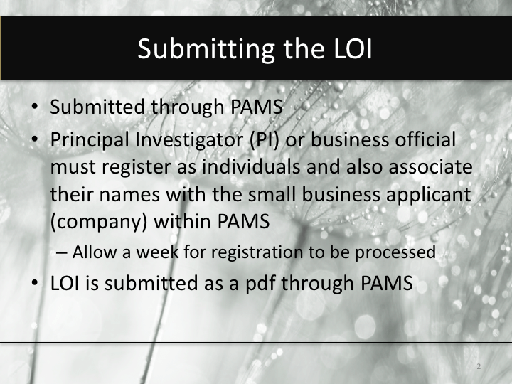 Tutorial 13: How do you prepare a Letter of Intent (LOI) | Phase 0 ...